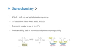 E1 Elimination reaction | PPTX