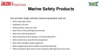 LALIZAS - Marine Safety Products