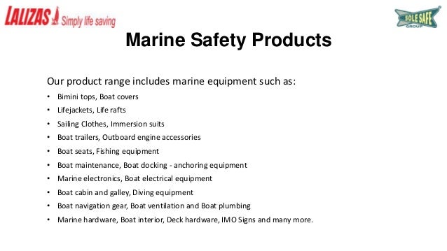 LALIZAS - Marine Safety Products