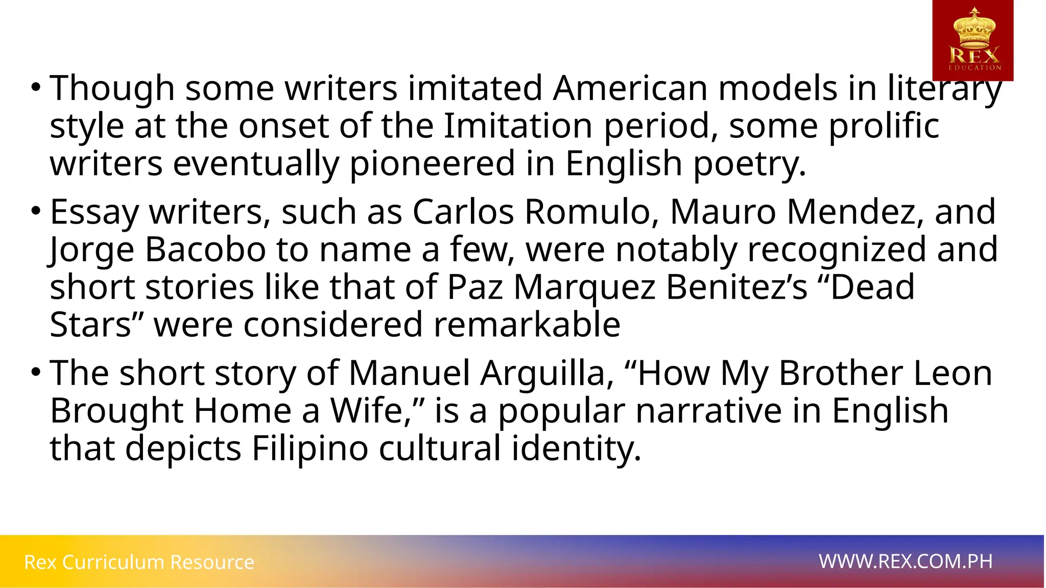 “La+Llegada”+(Literature+during+the+Spanish+Period).pptx