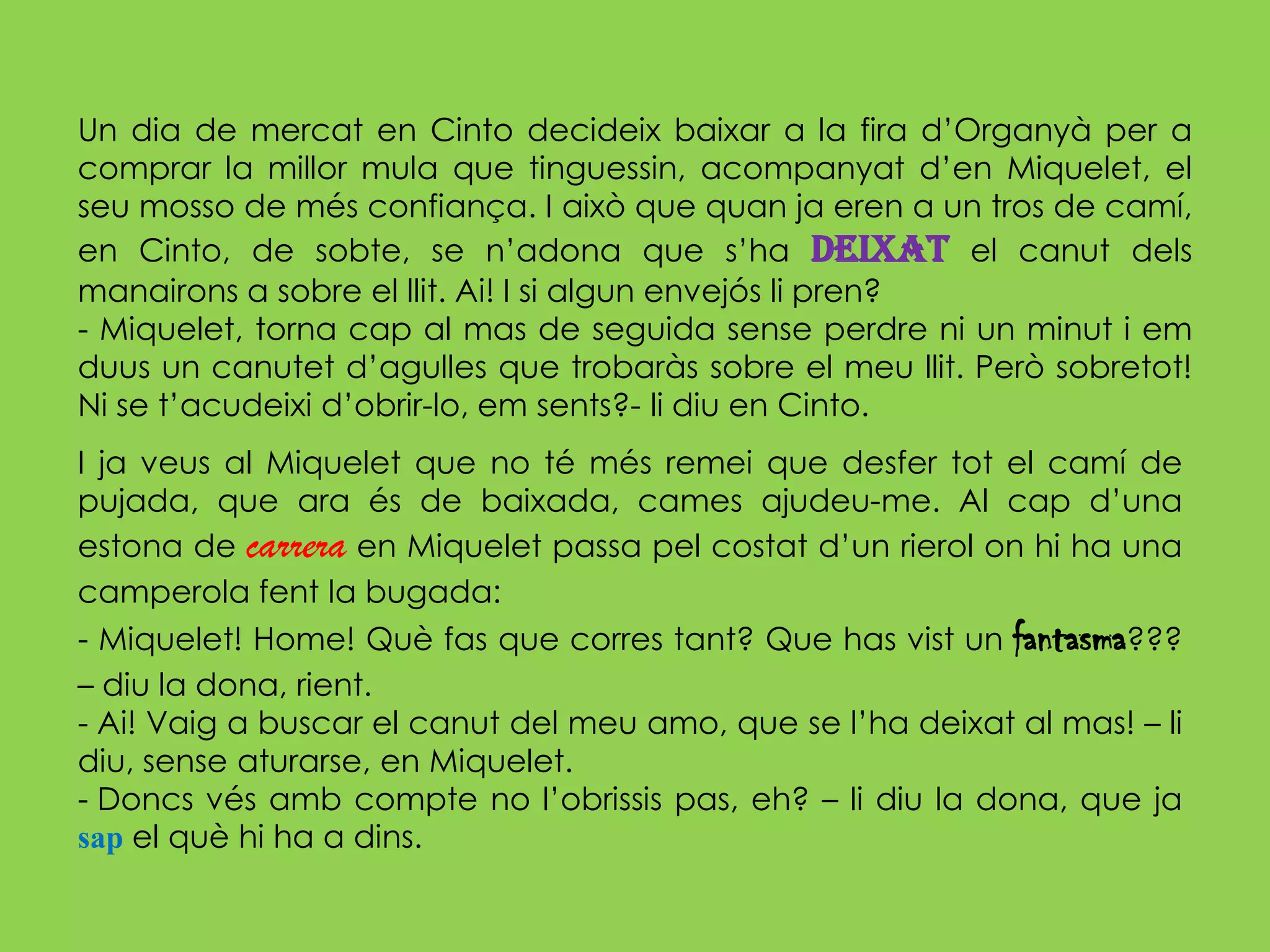 La llegenda dels manairons | PPTX