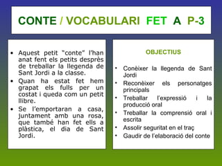 La llegenda de Sant Jordi a P3 | PPT
