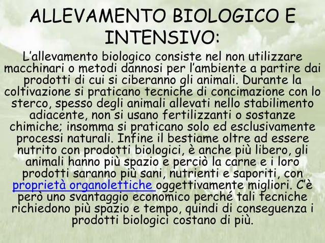 L’ allevamento | PPTX