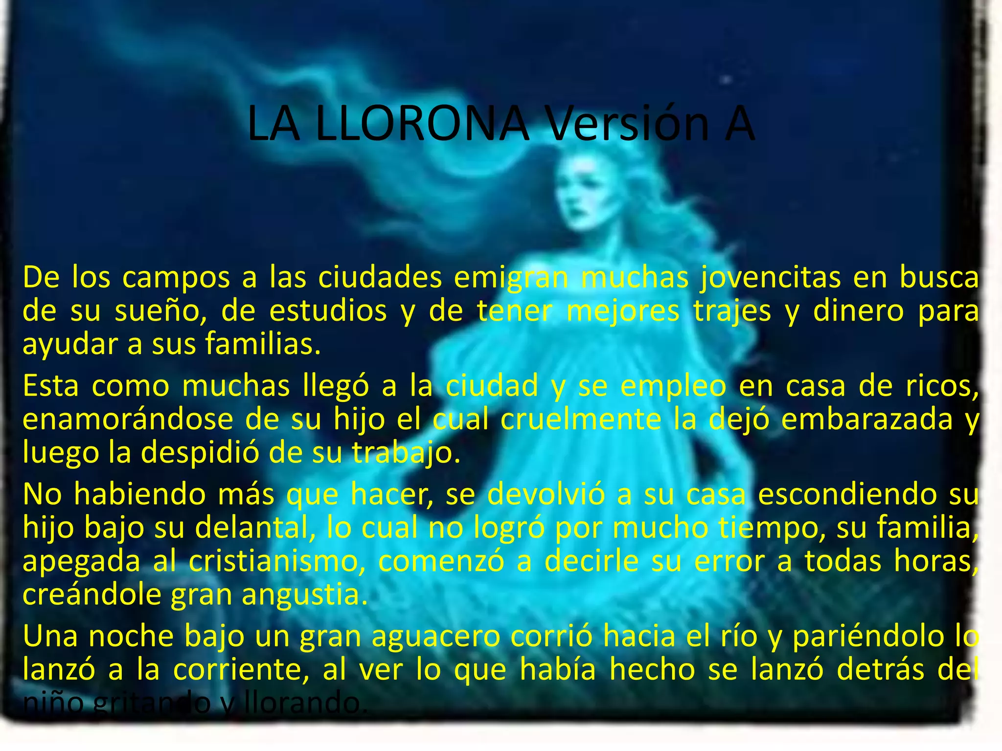 La llorona | PPTX