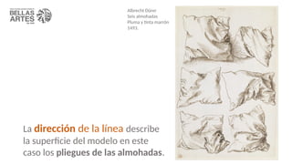 LA LÍNEA EN EL DIBUJO. Escuela nacional de bellas artes del peru | PPTX