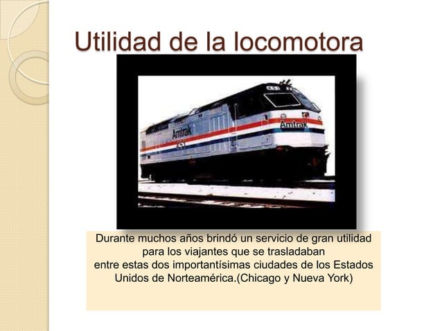 La locomotora. | PPT