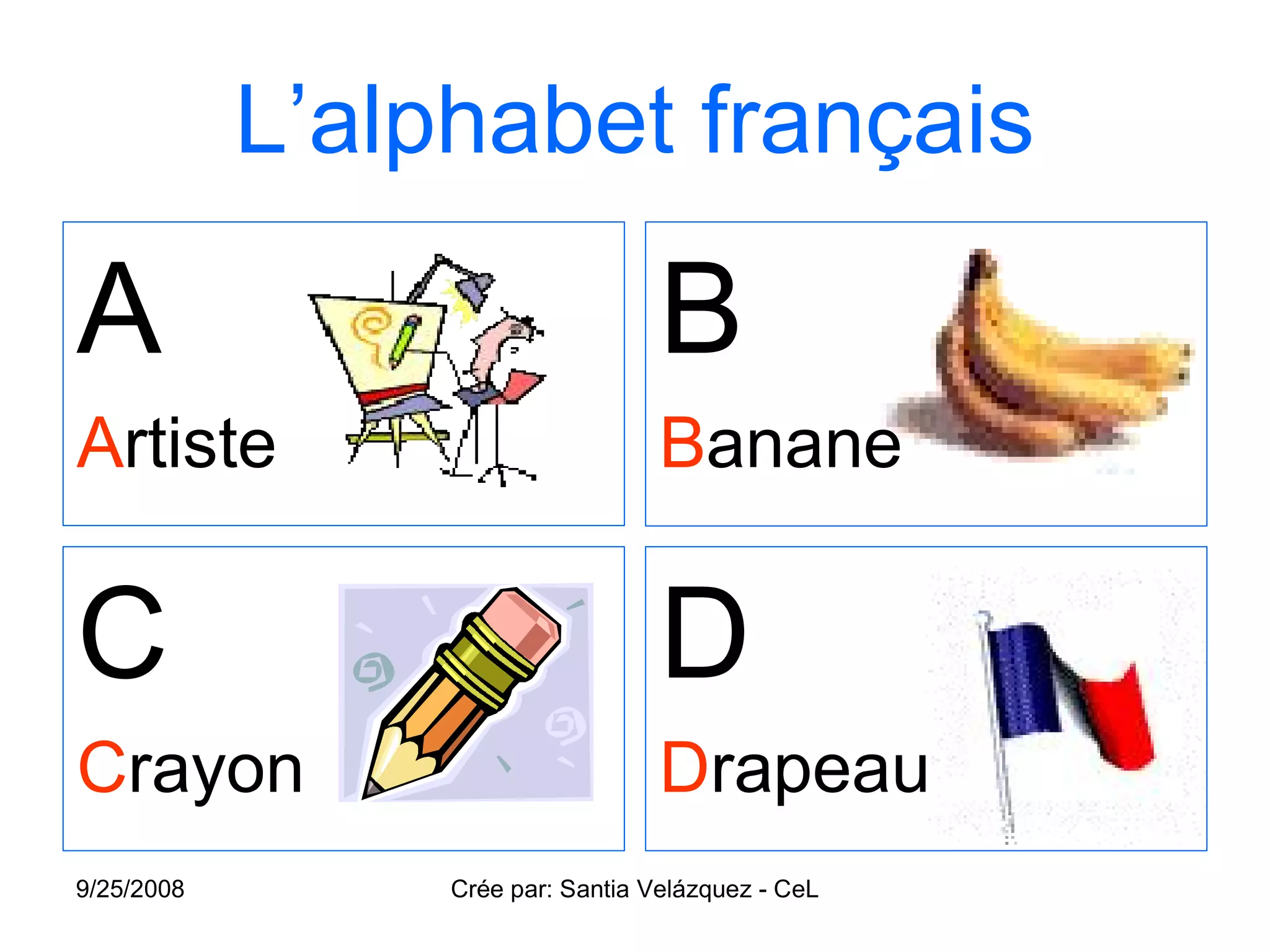 L’alphabet Francais | PDF