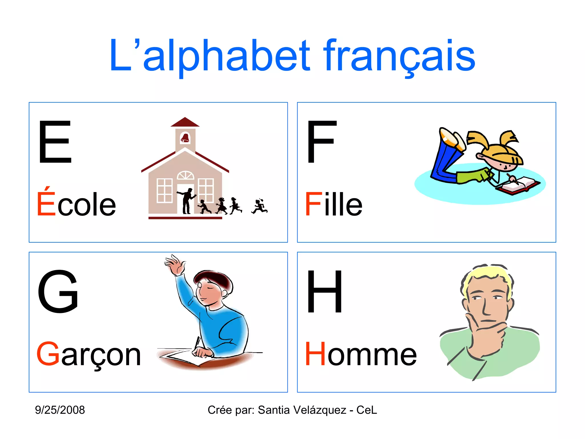 L’alphabet Francais | PDF