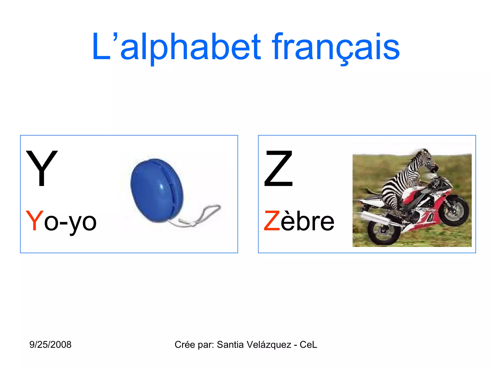 L’alphabet Francais | PDF