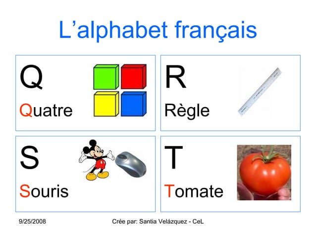 L’alphabet Francais | PDF