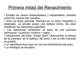 La lírica en el Siglo de Oro | ODP