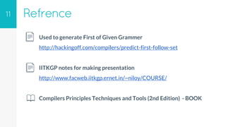 LALR Parser Presentation ppt | PPTX