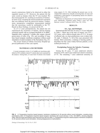 Middle ear myoclonus | PDF