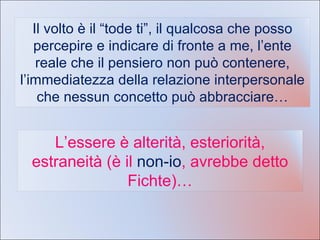 L’altro in carne e ossa | PPT