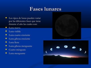 La luna nuestro único satélite natural de la tierra | PPT