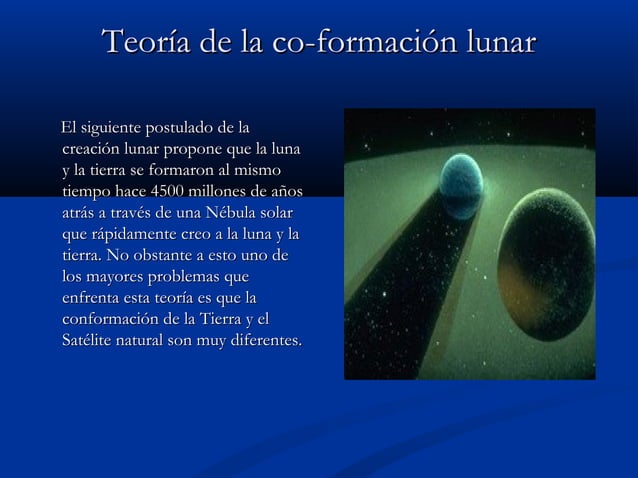 La luna nuestro único satélite natural de la tierra | PPT