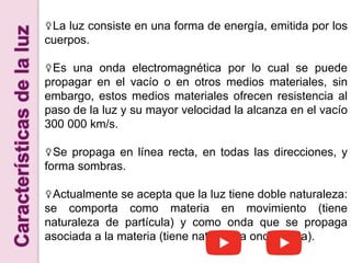 La luz | PPTX