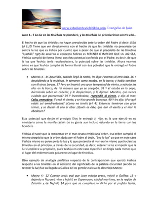 Juan 1:1-5 Yeshúa, la luz de los hombres | PDF