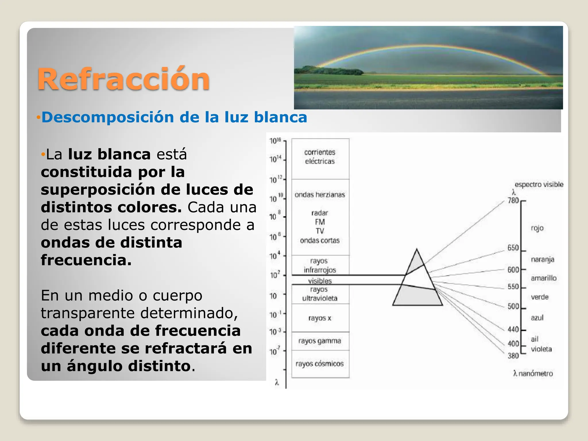 La Luz características principales de la luz | PPT