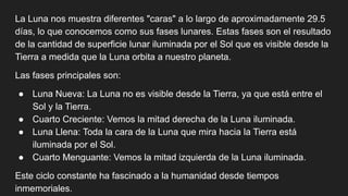 La luz de la luna y su importancia en el planeta | PDF