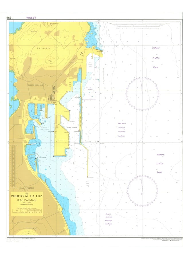 La Luz Port Nautical Chart detailed information | PDF