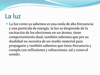 La luz y la fotosintesis | PPTX