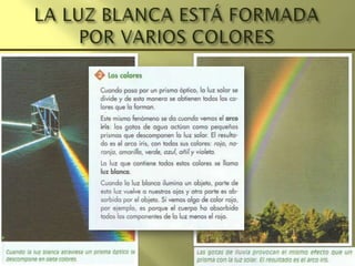 La luz y los colores | PPTX
