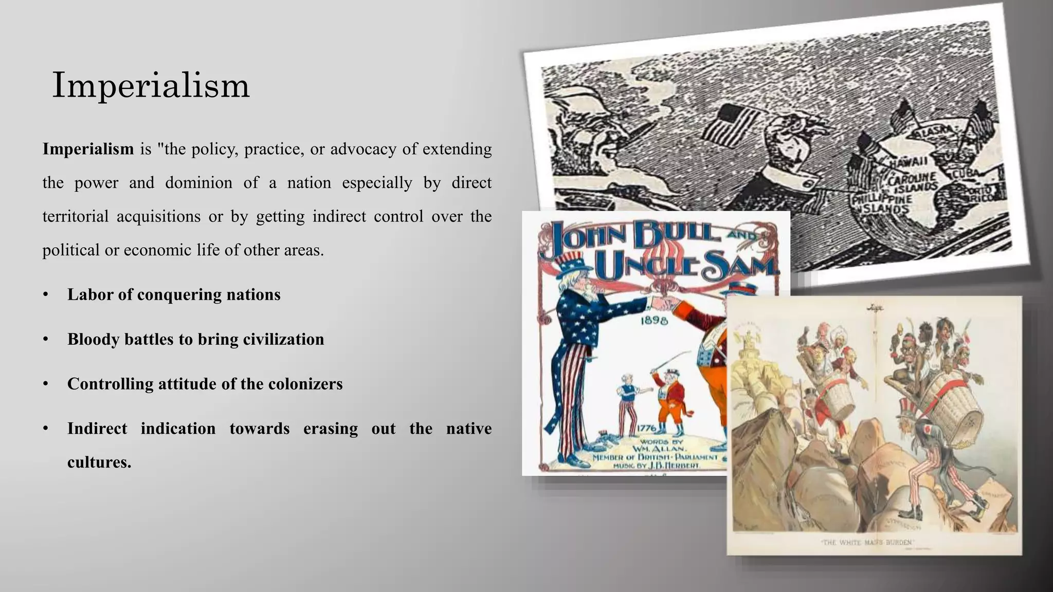 The Whiteman's Burden-Poster Analysis | PPTX