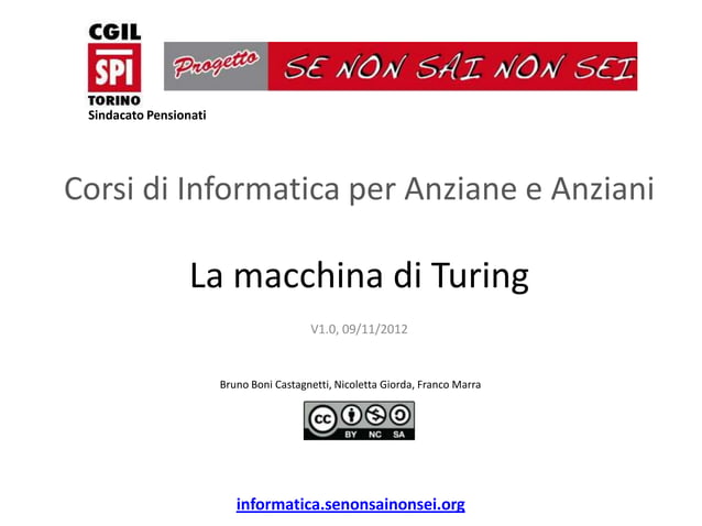 La macchina di Turing | PPT