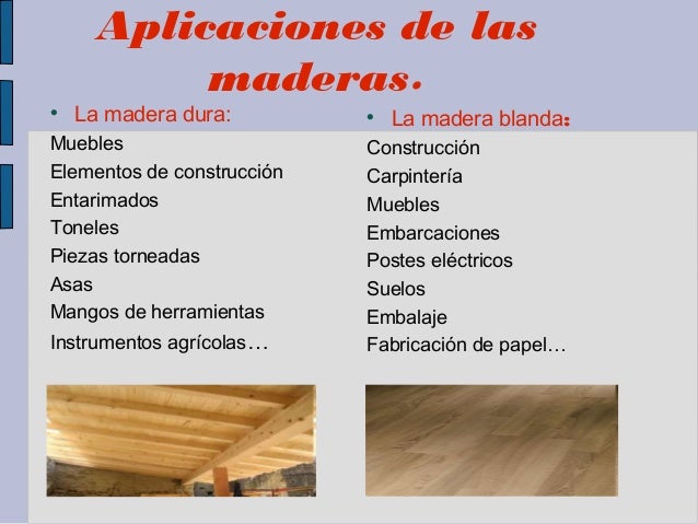 La madera 1 eso