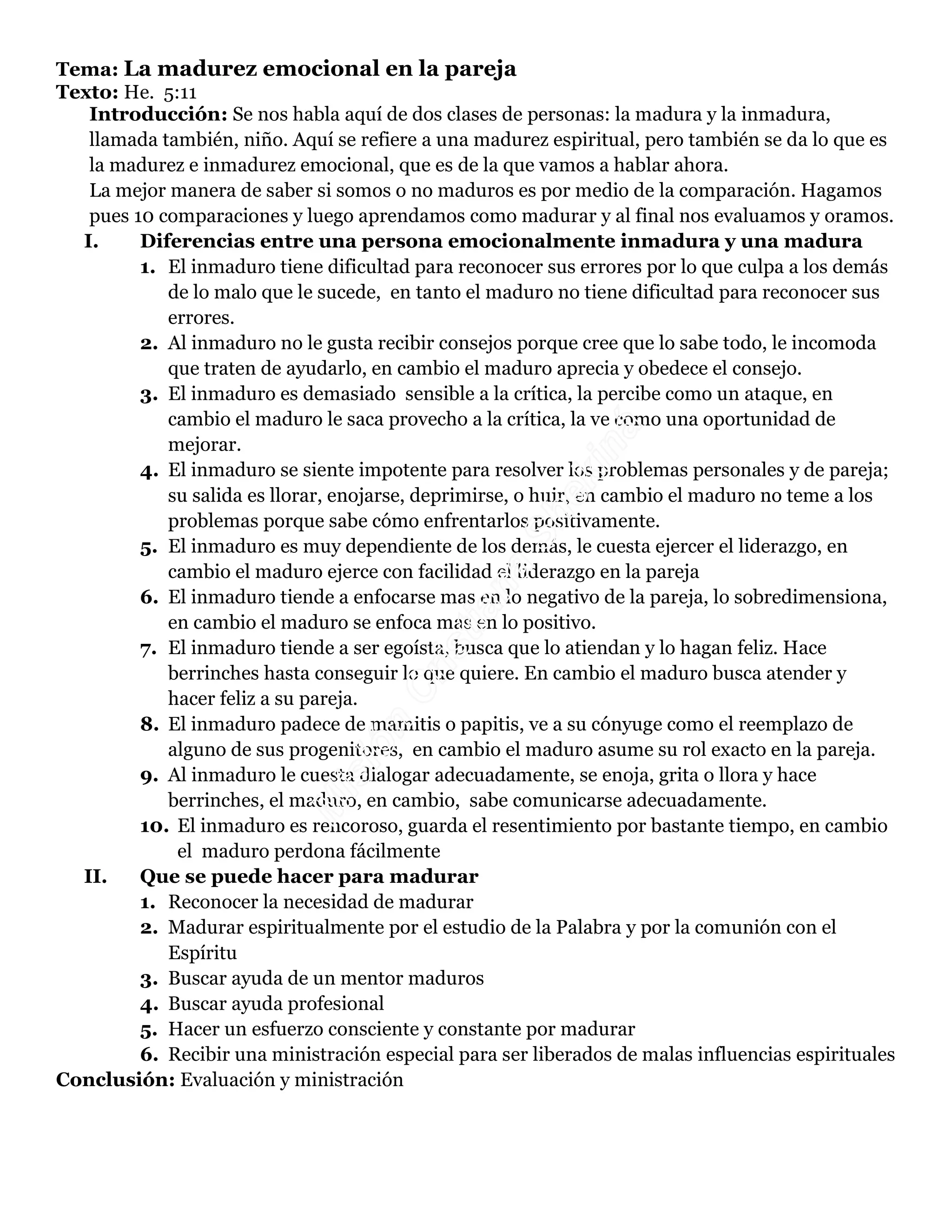 La madurez emocional en la pareja | PDF