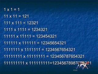 La magìa dei numeri | PPS