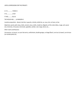 La maison de mes rêves | DOCX