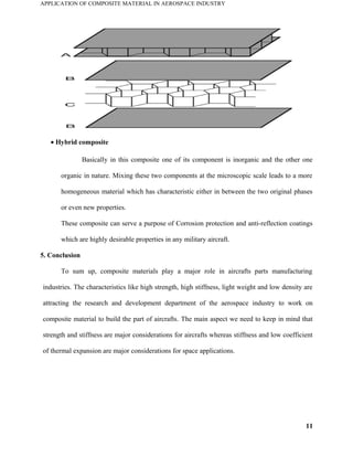 Application of Composite Material in Aerospace Industry | DOC