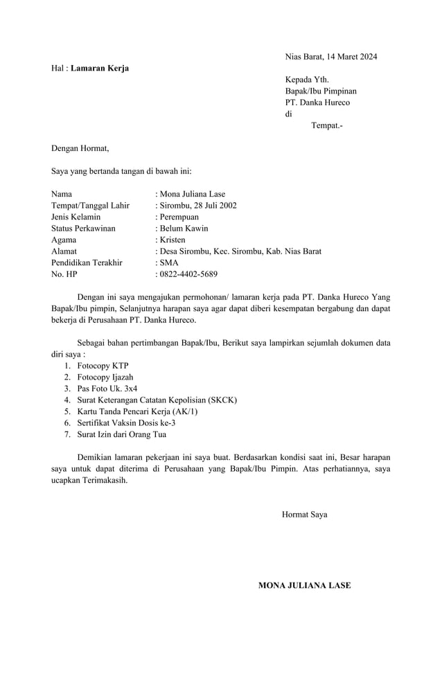 LAMARAN MARLINA DAN MONA DI LUAR NEGERI.docx