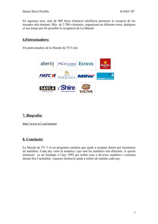 La Marató De Tv3 | PDF