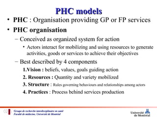Lamarche Models And Outcomes | PPT