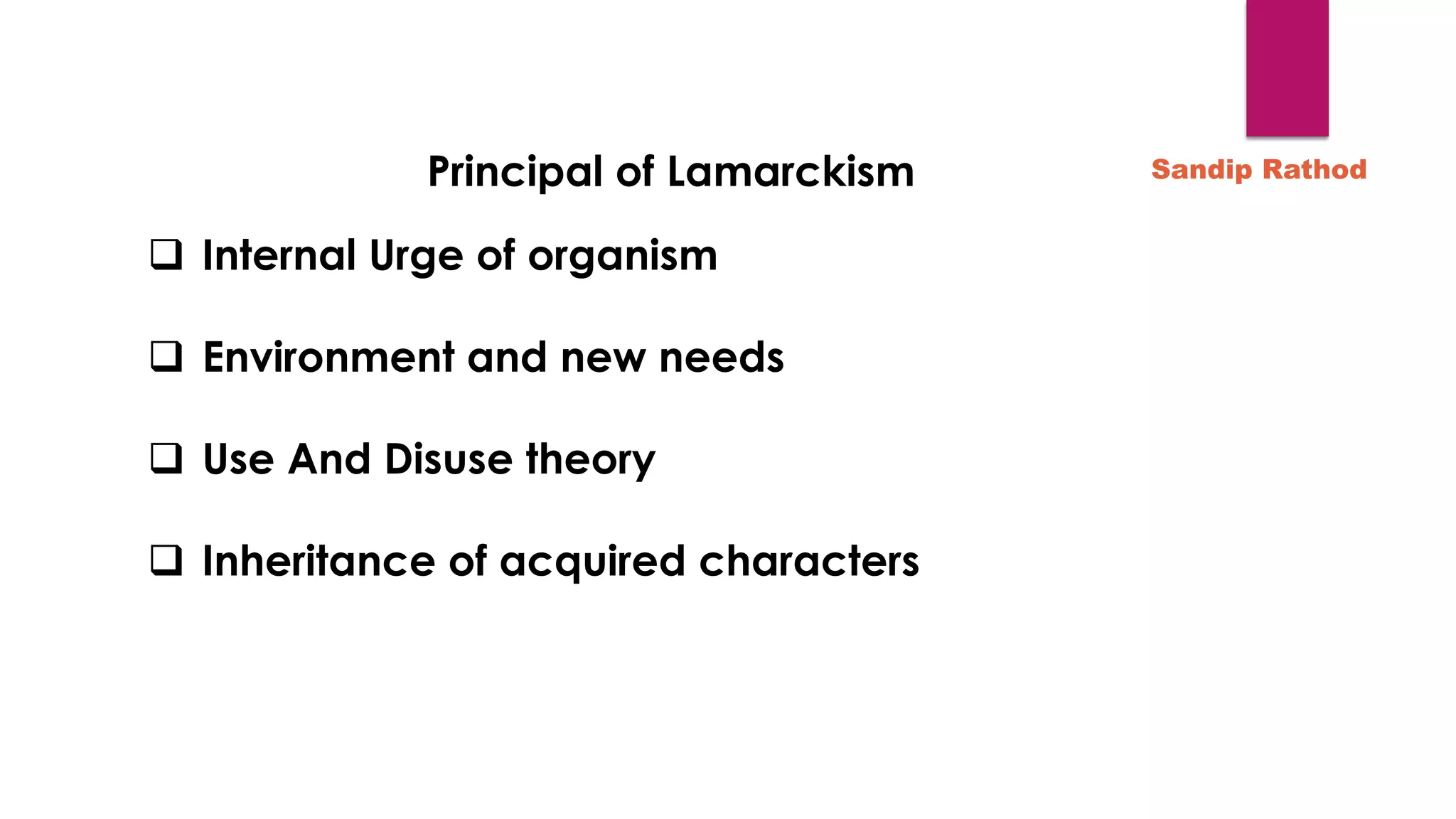 Lamarckism | PDF