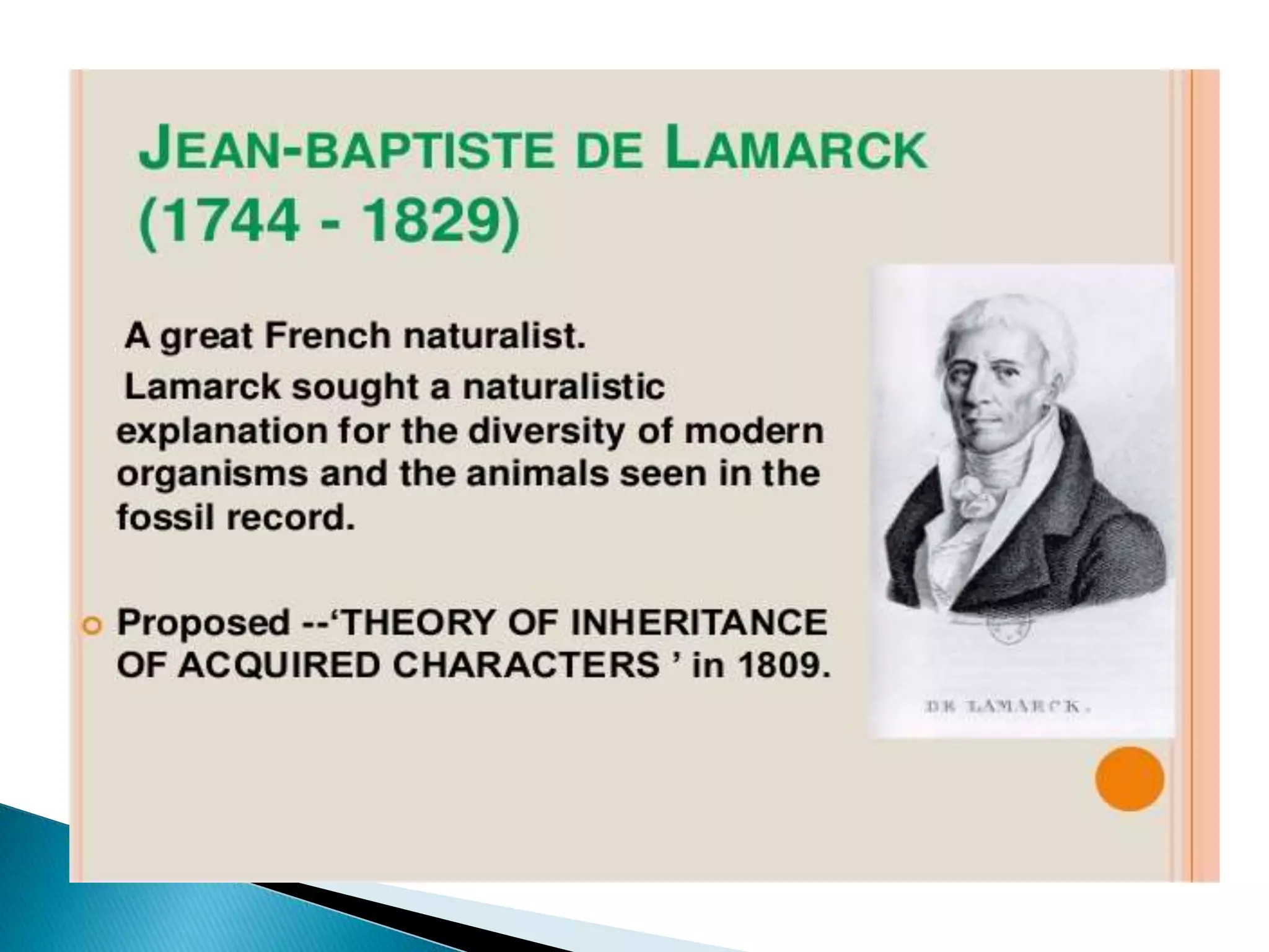 Lamarckism and neolamarkism | PPT