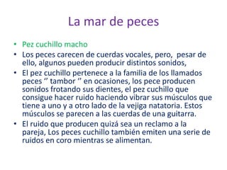 La mar de peces | PPTX