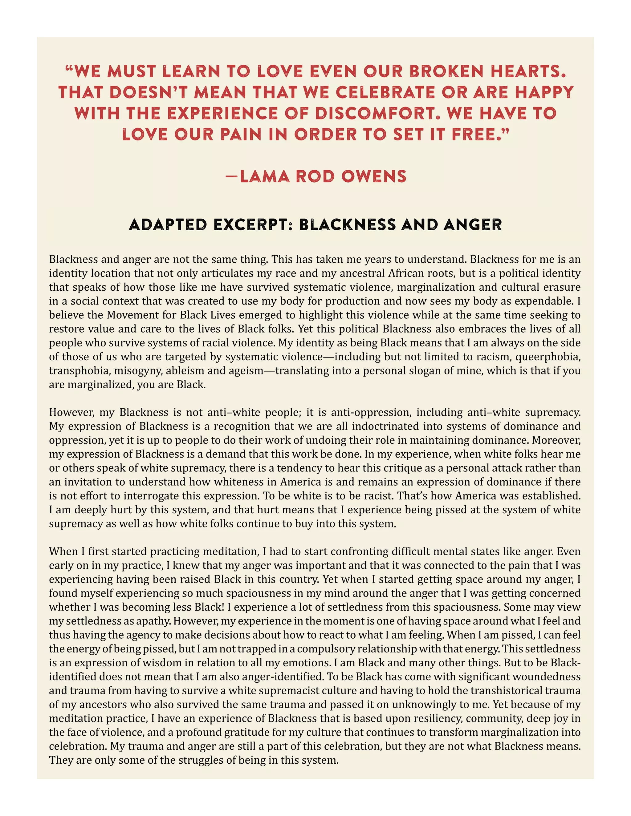 Lama Rod Owens | PDF