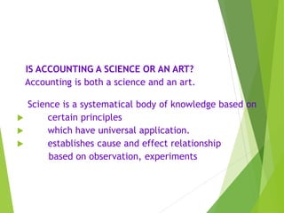 Lamar Van Dusen | Is Accounting a Science or an Art | PPT