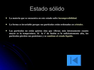Estados de la materia | PPT