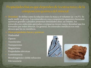 La materia mineral y las rocas (1) | PPTX