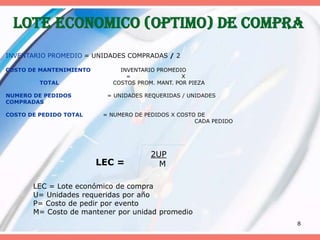 La materia prima unidad 3 tercero de marketing | PPSX
