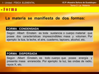 La materia y sus propiedades | PPT