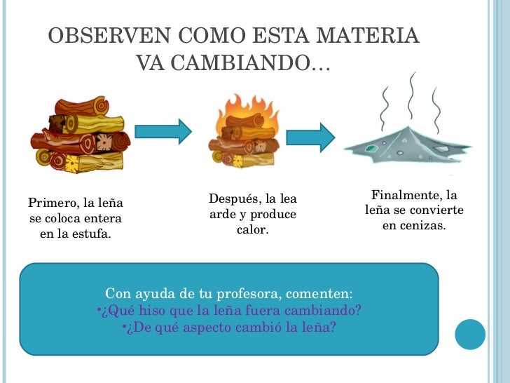 La materia y sus transformaciones