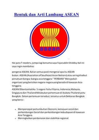 Lambang asean | DOCX