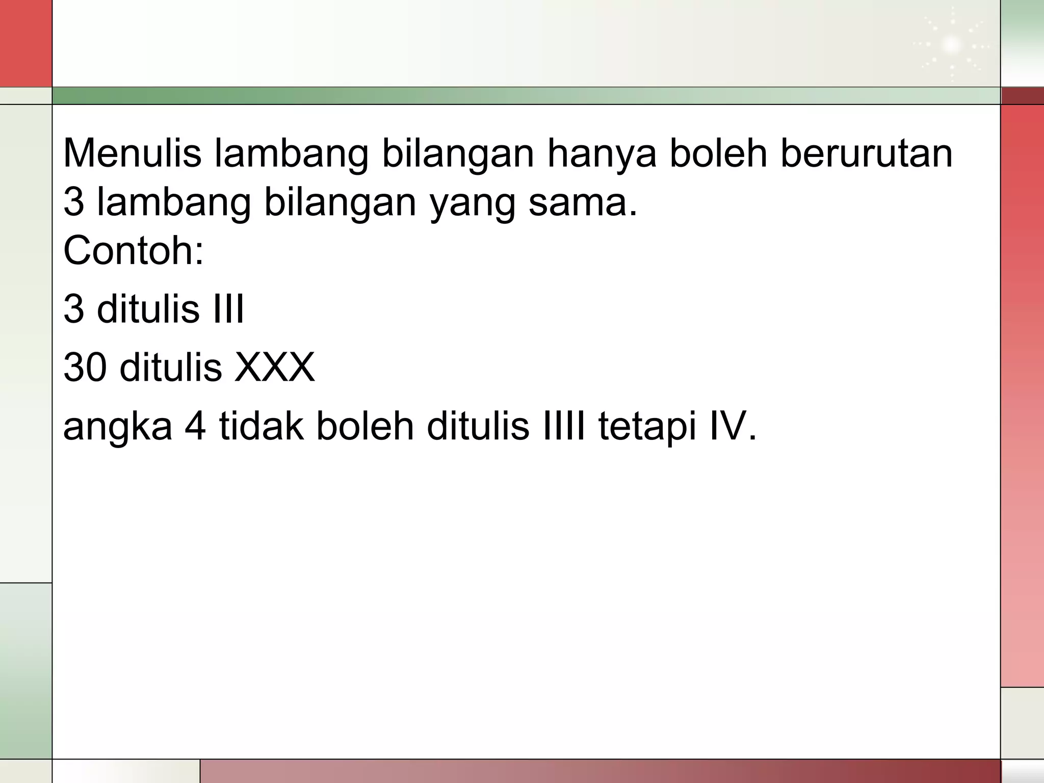 Lambang bilangan romawi kelas IV | PPTX