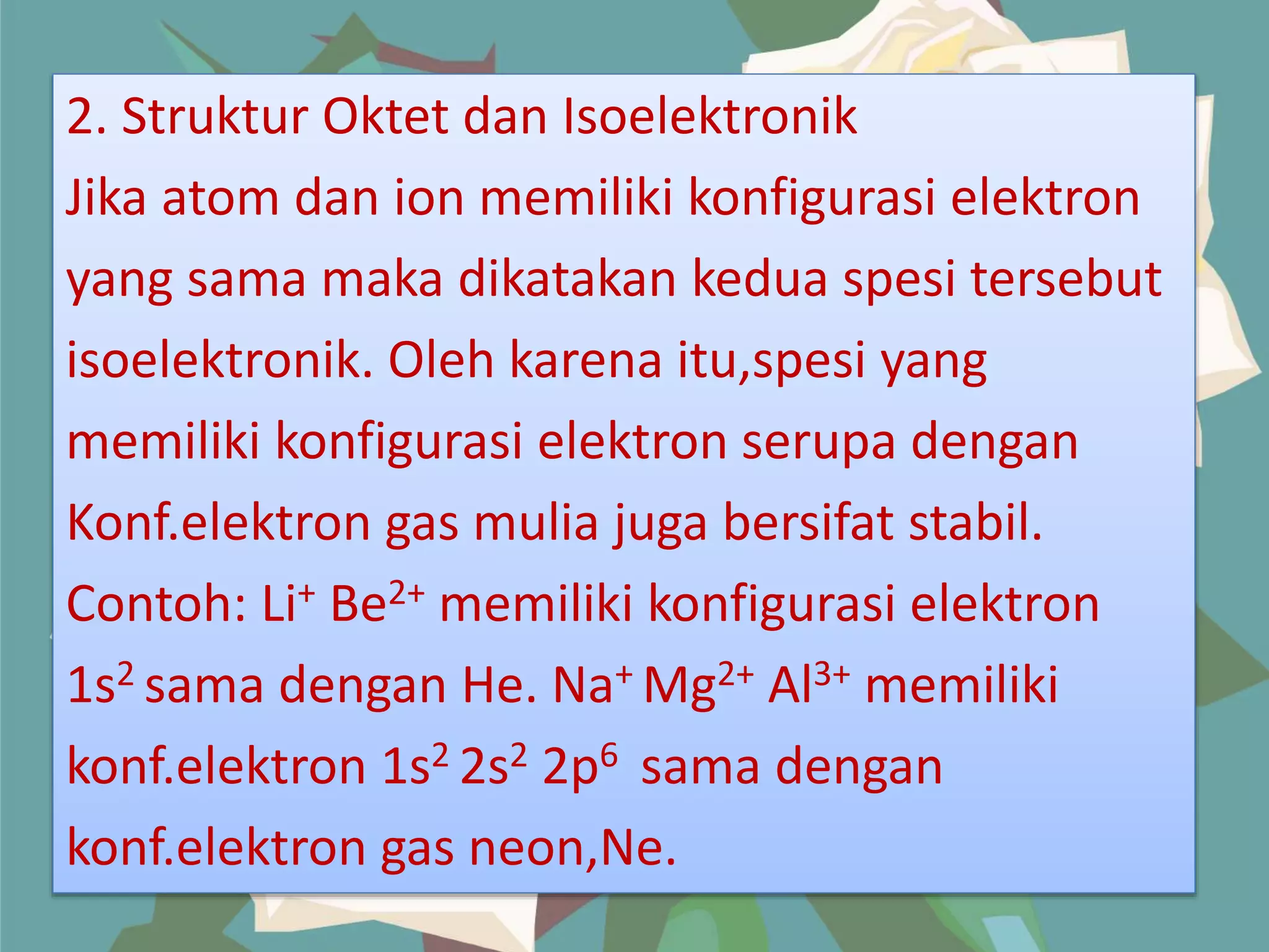 Lambang lewis dan struktur oktet | PPT